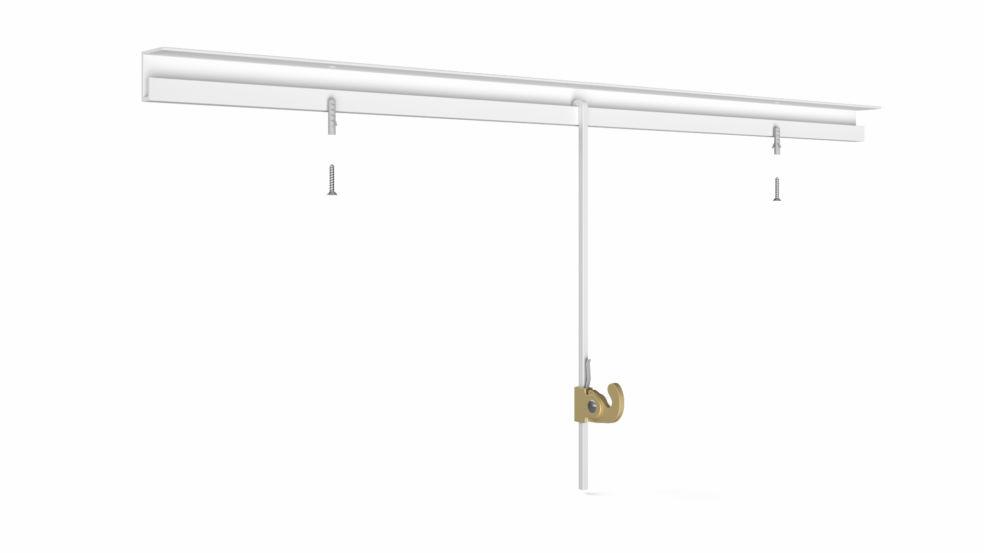 Rail Cimaise Plafond pour Tableaux de 80 kg - Maison Boyer